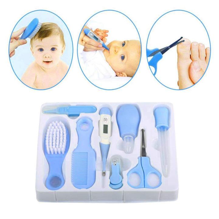 Baby Care Kit 10 Pcs, Convenient Healthcare Grooming Set for Toddler ...