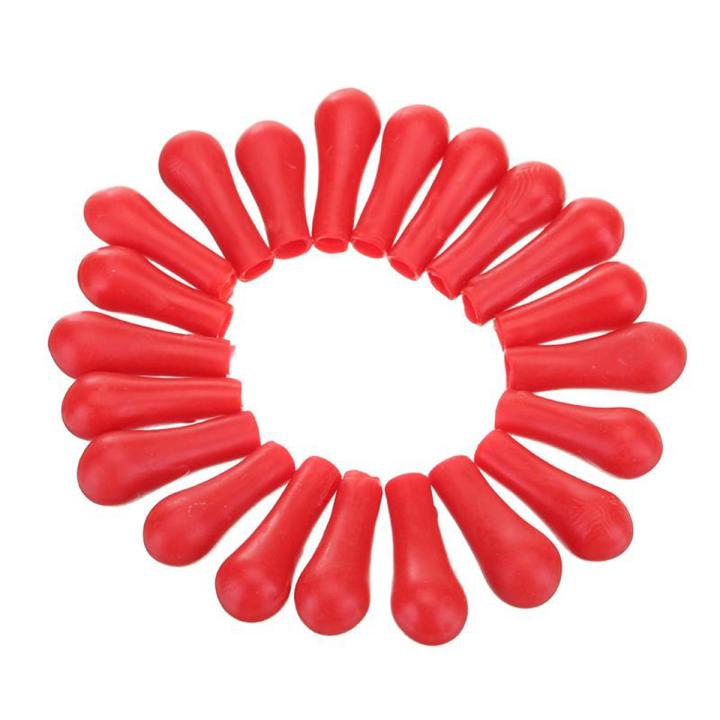 Motor New· 20Pcs Red Latex Rubber Cap Dropper Pipette Cap Bulbs Lab ...