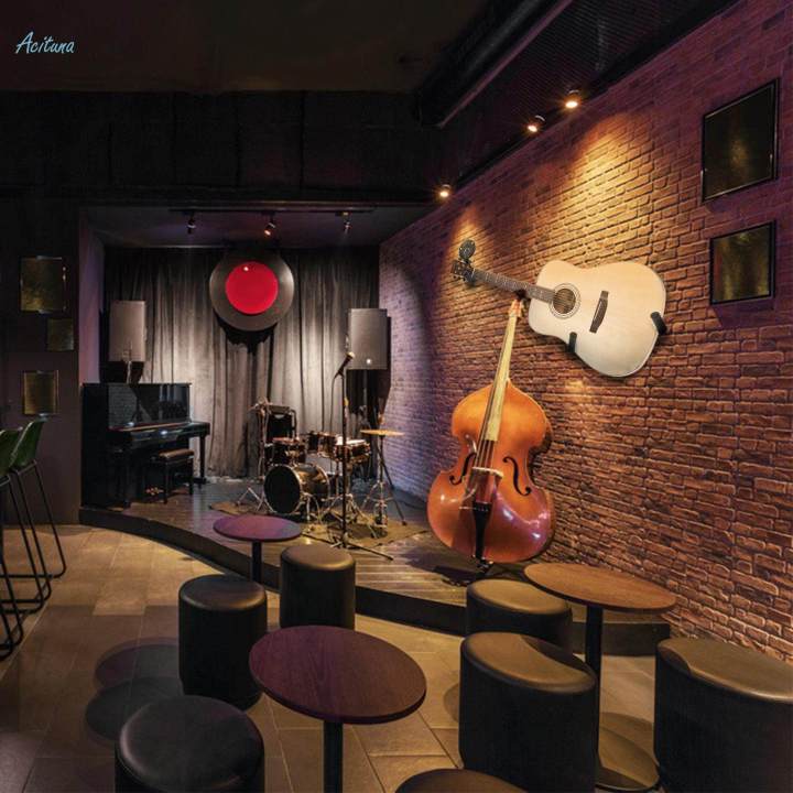 Universal Metal Horizontal Guitar Bass Banjo Wall Hanger | Daraz.com.bd