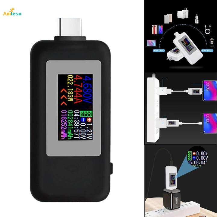 2-Way USB Type-C Tester HD Display Measurement Tool Tester Kws-1902C ...
