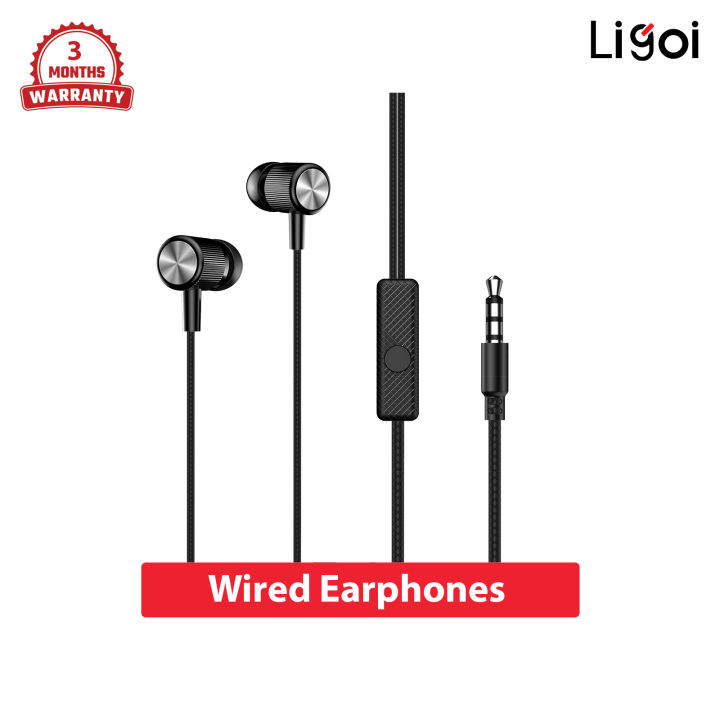 Wired Earphone High-Quality Sound with Durable Design | Ligoi Earphone ...