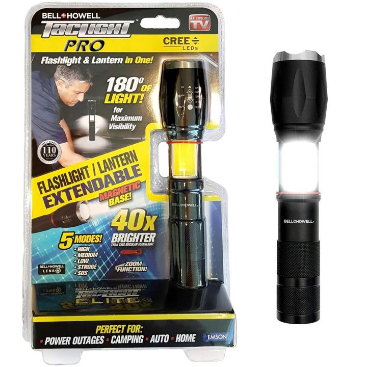 TACLIGHT PRO Elite Lantern+Flashlight Extendable in-1 with Zoom ...