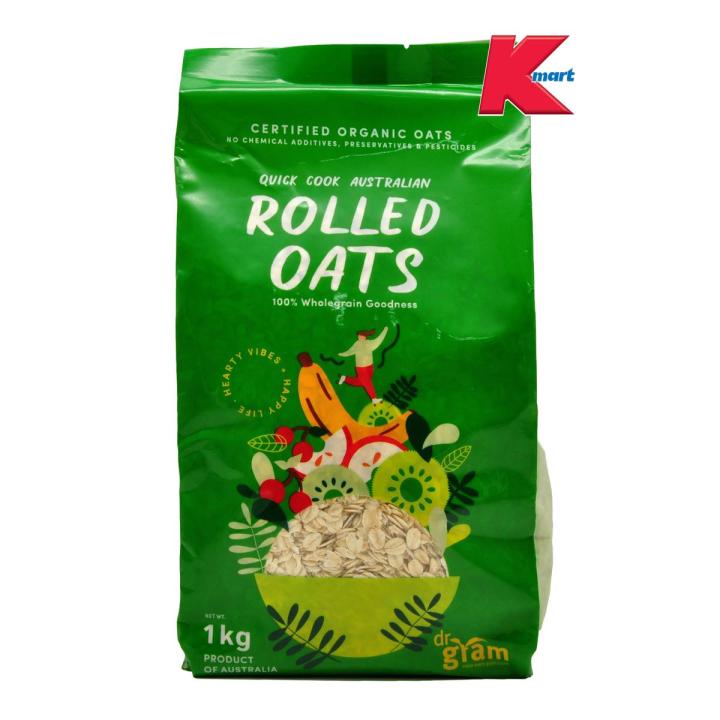 Dr Gram Organic Rolled Oats - 1kg | Daraz.com.bd