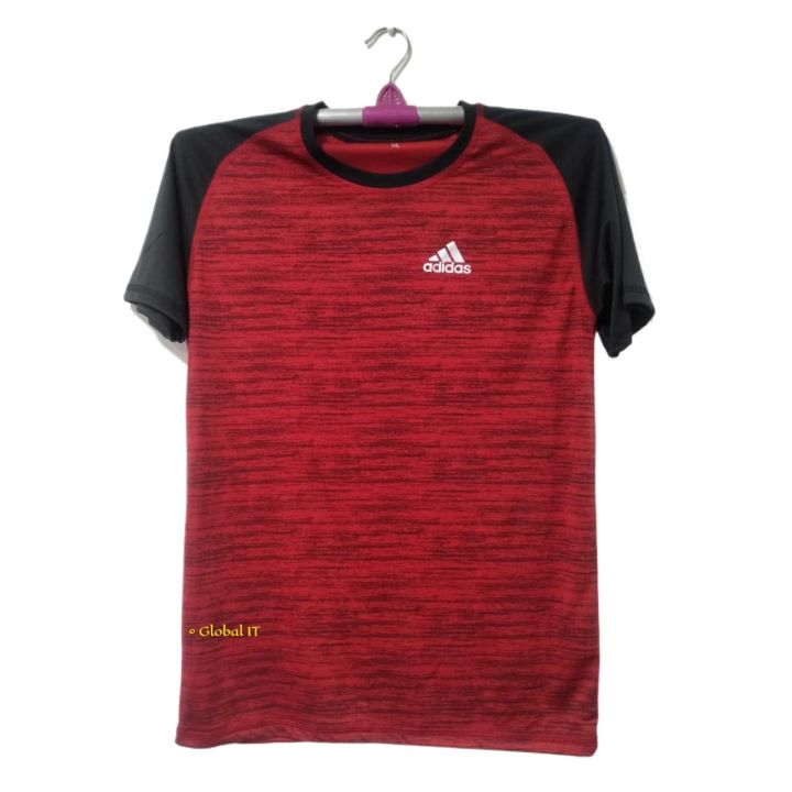 Men's Polyester Sports Jersey - Maroon Edition | Daraz.com.bd