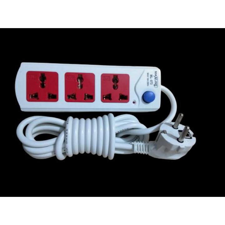 Multi-plug /Extension Socket-3 Point | Daraz.com.bd
