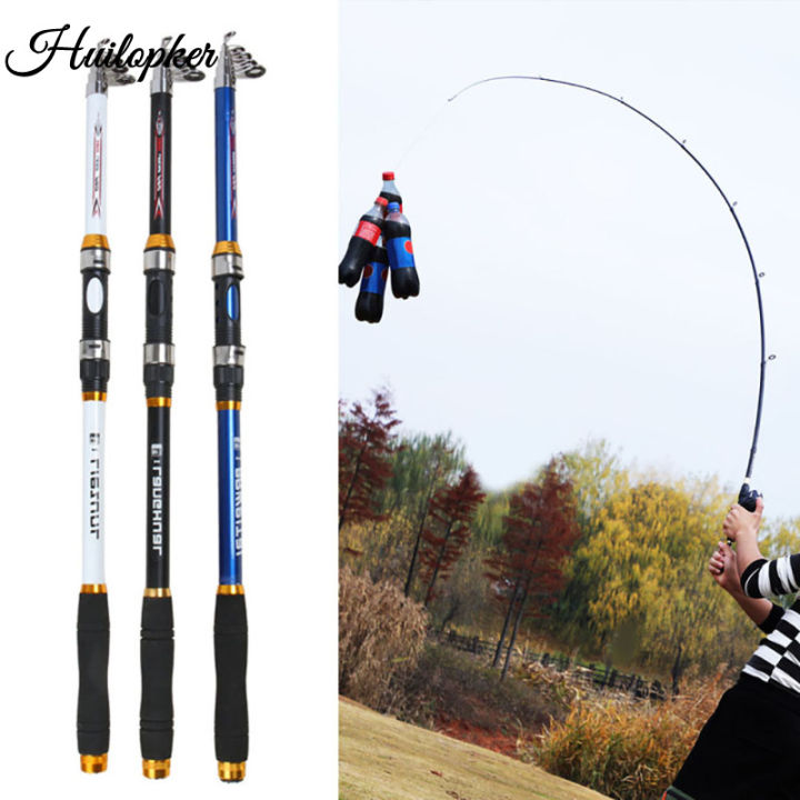 Portable Telescopic Fishing Pole Adjustable Length Long-range Multi ...