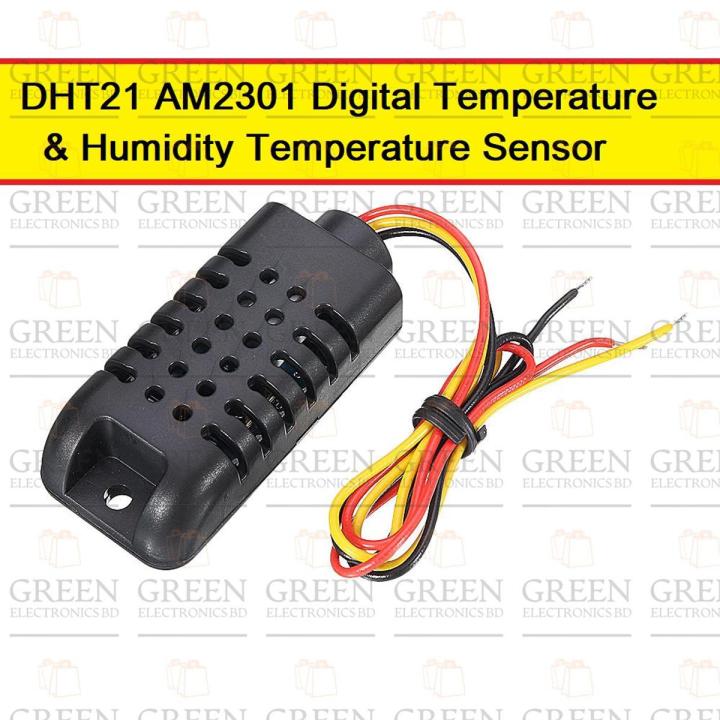 DHT21 AM2301 Digital Temperature & Humidity Temperature Sensor DHT 21 ... DHT21 AM2301 Digital Temperature & Humidity Temperature Sensor DHT 21 ...