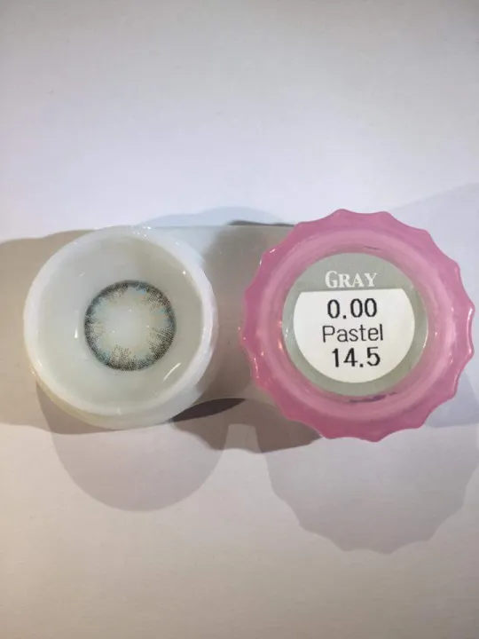 Angel Soft Pastel Gray power Contact Lens Pastel Color Contact Lenses ...