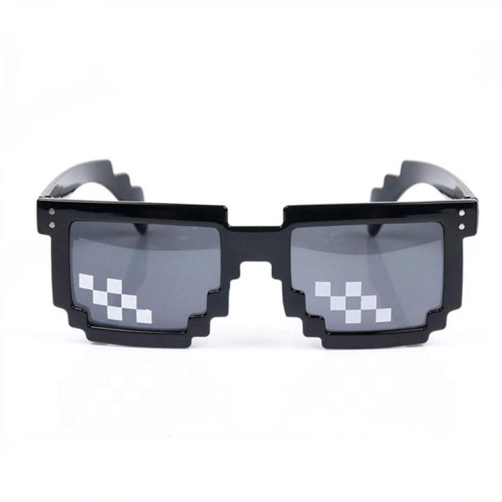 Thug Life Sunglasses, Men Women Glass 8 Bit Pixel Mosaic Glasses ...