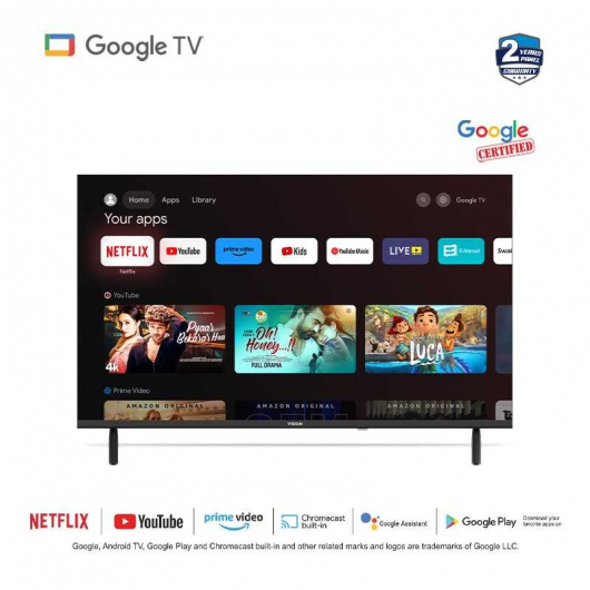 VISION 32" LED TV Z20 Smart Optima Google TV | Daraz.com.bd