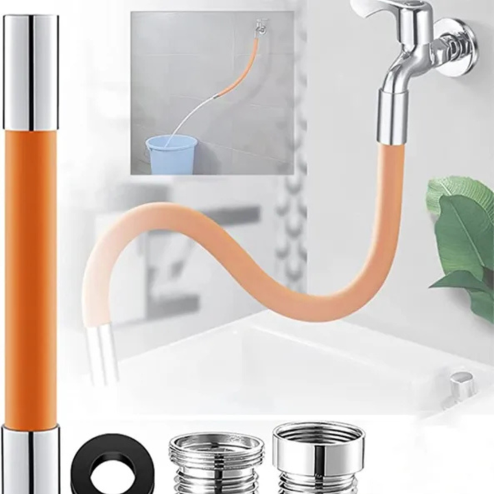 (30 cm) Kitchen Sink Faucet Extender Hose Universal Bathroom 360 ...