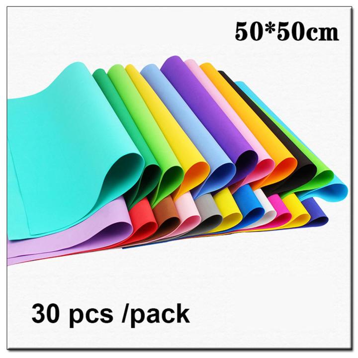 Color sponge paper 50*50cm thick 0.8mm large sheet of foam paper Manual ...