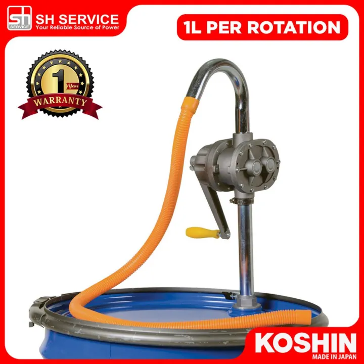 KOSHIN Oil Pump Barrel Rotary Drum Pump LP Series LP-32, Barrel Drum ...