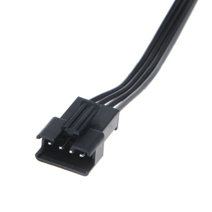 X7AA 12V 4Pin RGB Connector Cable PC Case Fan LED Strip Extension Cord ...