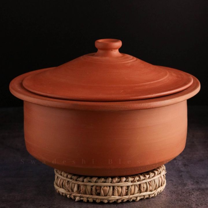 HandMade Exclusive Range Unglazed Earthen Kadai/Mud Handi/Mitti Ke ...
