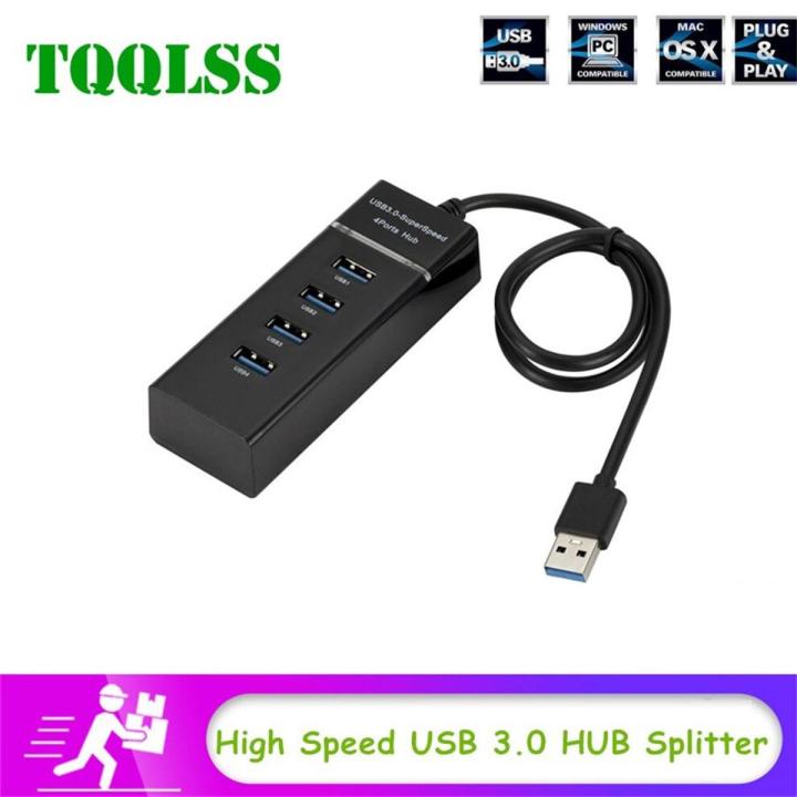 【VisioN Shop】TQQLSS 4 ports USB 3.0 HUB Splitter High Speed HUB High ...