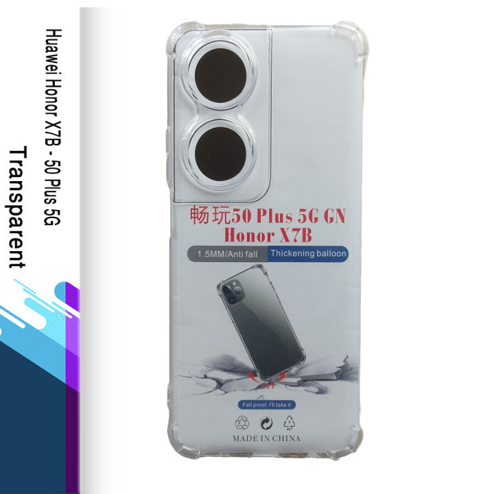 For Huawei Honor X7B / 50 Plus 5G - A2ZGT Premium Silicone Case Crystal ...