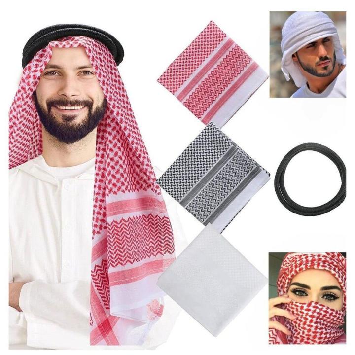 Beautiful Design Muslim Head Cover Hazi Rumal Arab Scarf for Men ...