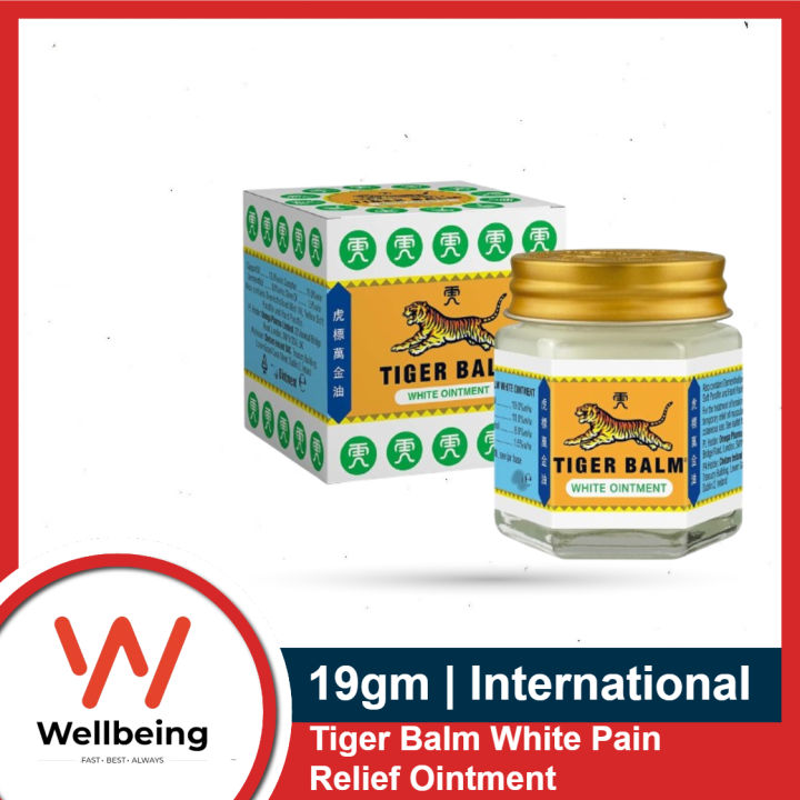 Tiger Balm White Pain Relief Ointment - 19g - Made in Thailand | Daraz ...