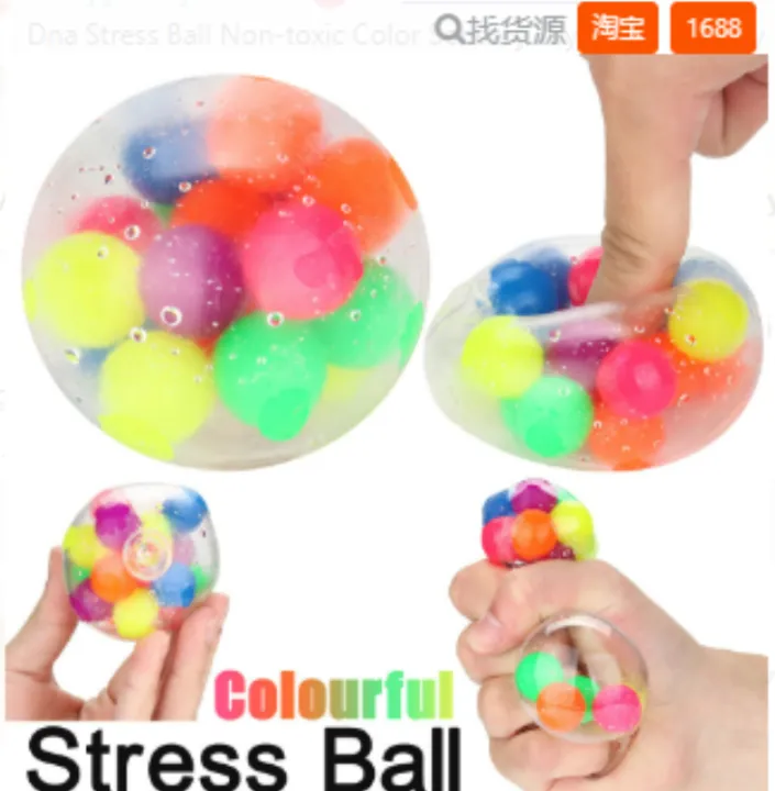 1pcs Stress Relief Toys Squeezing Balls For Stress-Relief And Better ...