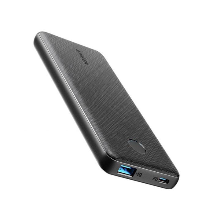 Anker PowerCore Slim 10000 PD- Black/ slim and light weight power bank ...