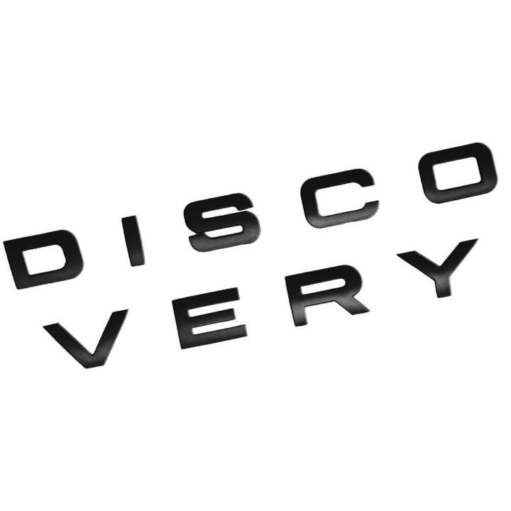 3D Letter DISCOVERY Car Rear Front Badge Emblem Decal Sticker for Land ...