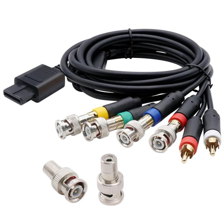 RGB/RGBS Cable for N64 SFC SNES NGC Video Consoles Composite Cable ...