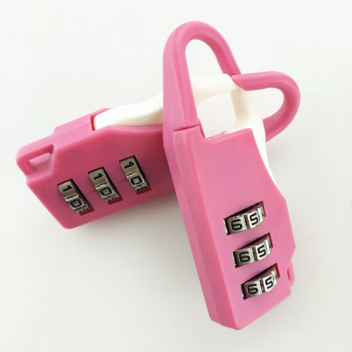 104 Full Plastic Code Padlock Gym Wardrobe Padlock Bag Lock Suitcase ...