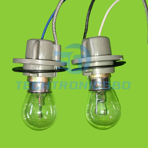 2 Set Bulb & Holder for Incubator Heating | 12V 5W Bulb + BA15S Socket ...