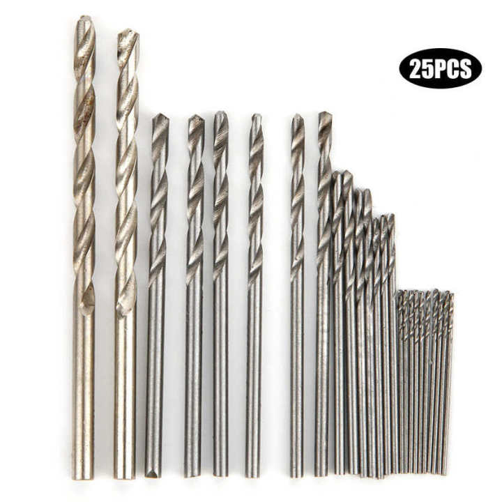 25Pcs Aluminium Alloy Drill Bit Kit Replacement Accessories Set for ...