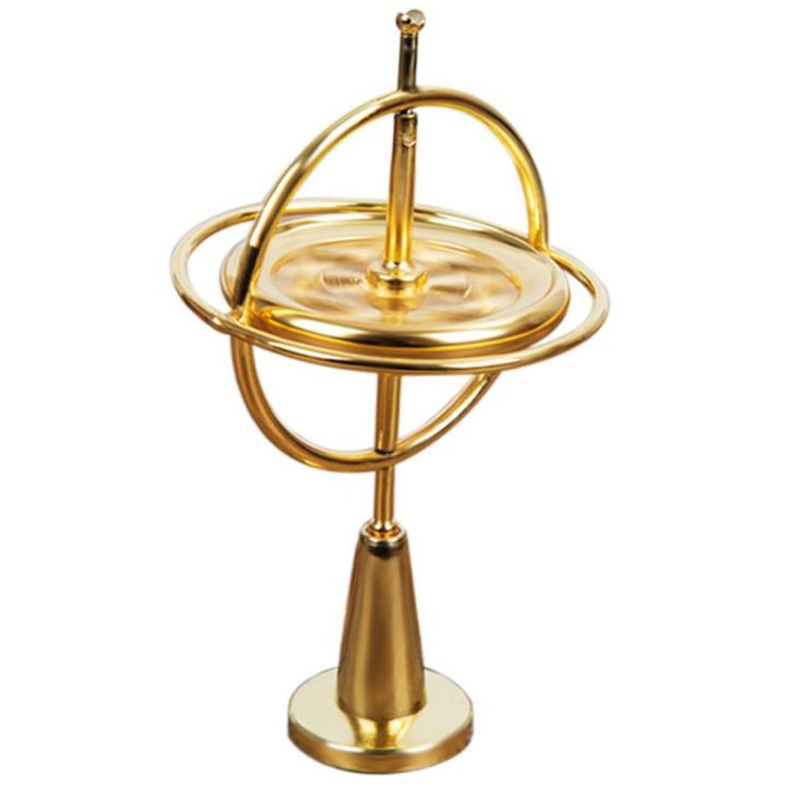 Metal Gyroscope Anti-Gravity Adult Decompression Artifact Teaching Toy | Daraz.com.bd
