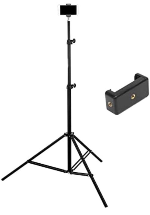 7ft Mobile Tripod Stand - Free Mobile Holder Included - Ideal for ...