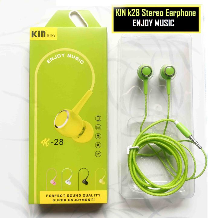 Kin K-28 perfect sound high quality super bass Headphones With Mic - Ear Phone | Daraz.com.bd