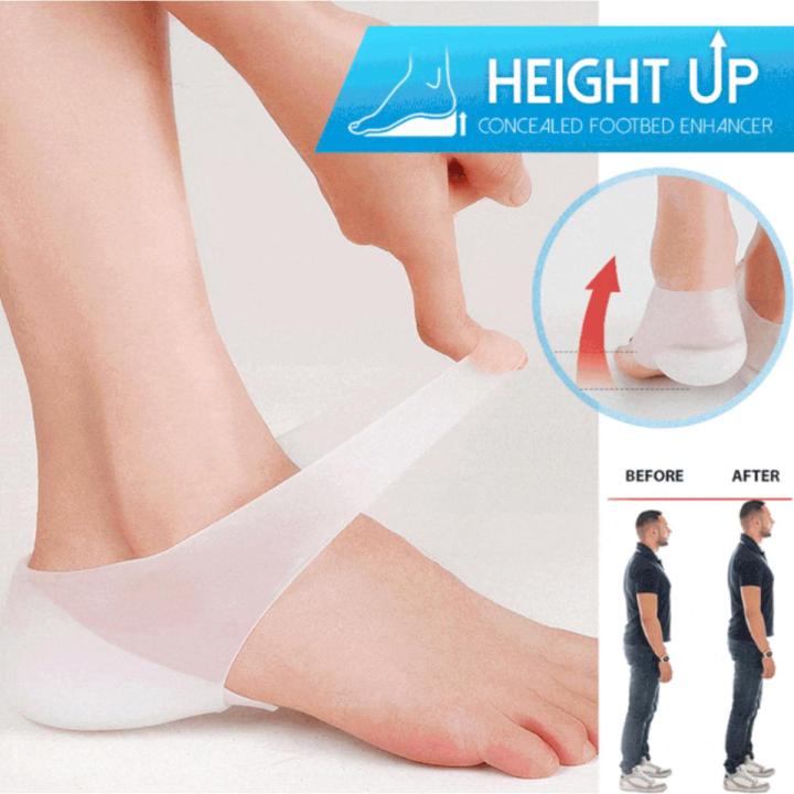 1 Pair Concealed Footbed Enhancers Invisible Height Increase Insoles ...