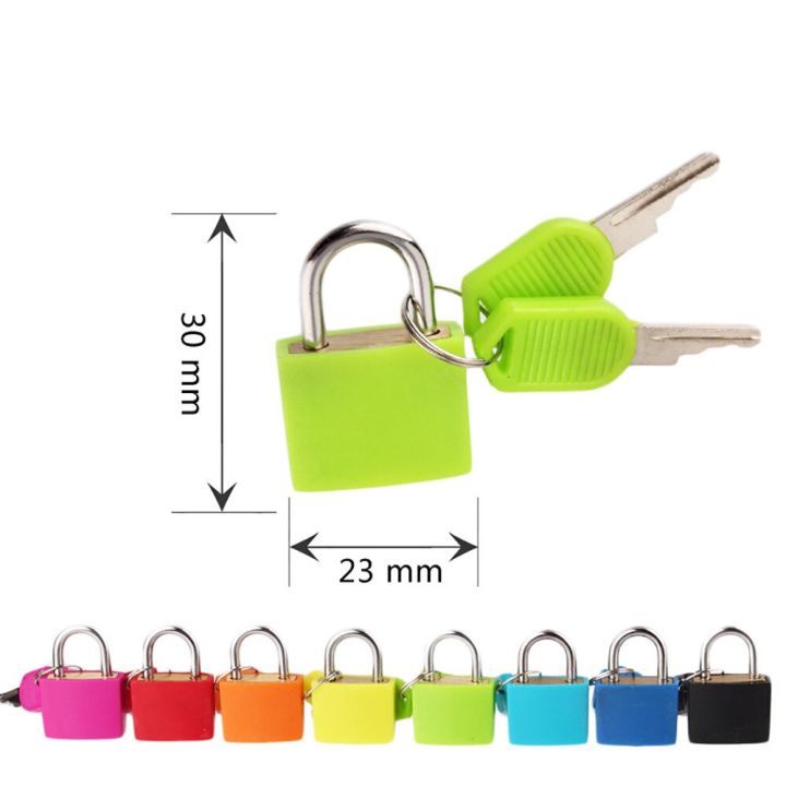23MM Mini Strong Steel Padlock Travel Lock with 2 Keys | Daraz.com.bd