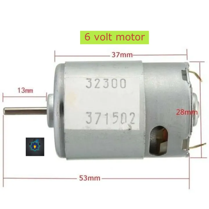 6 Volt high Speedy and high Energetic DC Motor | Daraz.com.bd