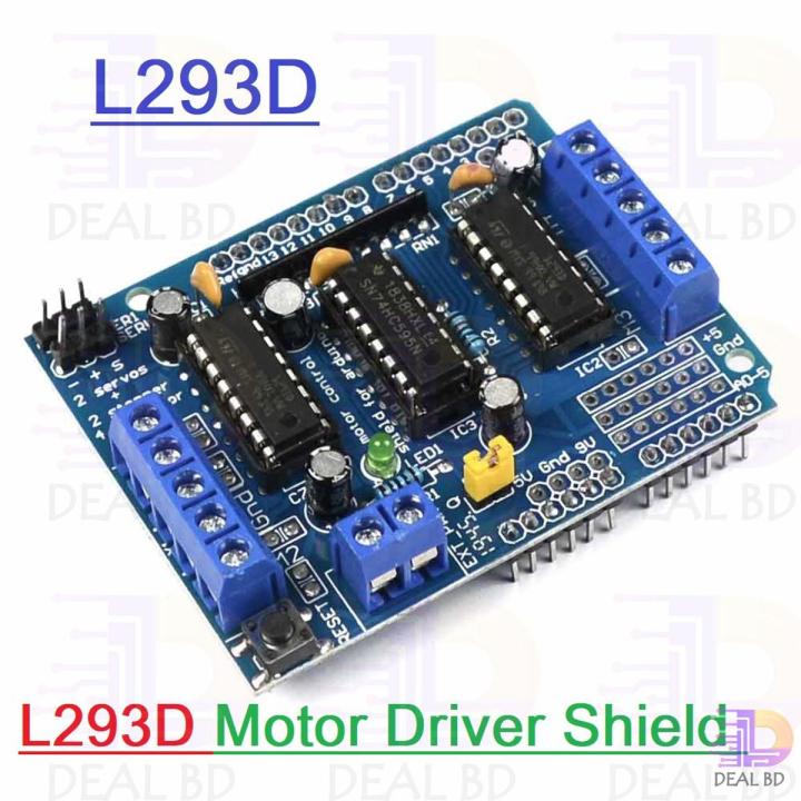 L293D Motor Driver Expansion Board L293D Motor Driver Control Shield ...