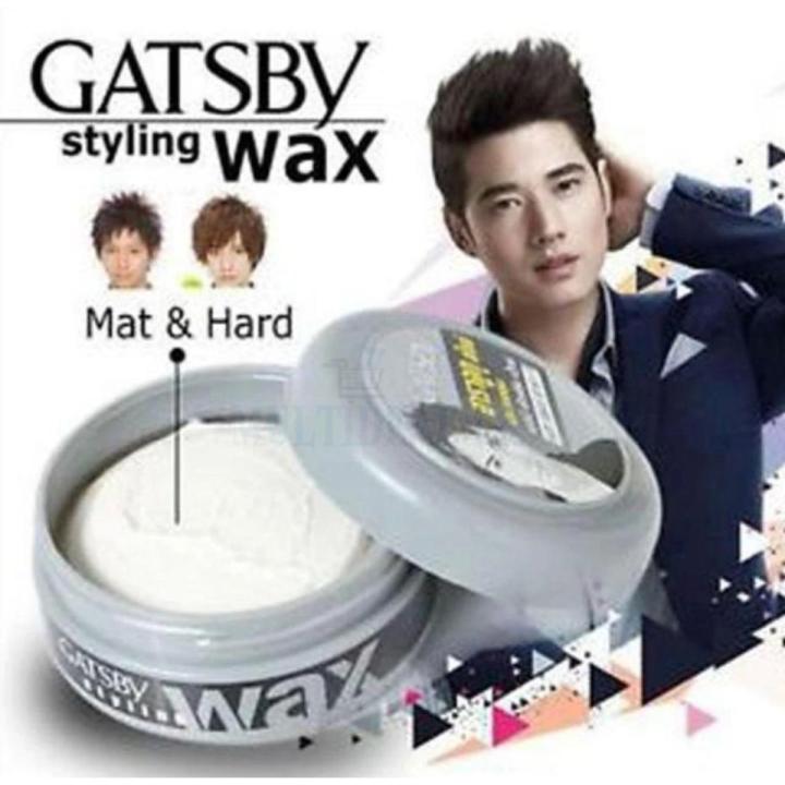 Gatsby Styling Hair Wax For Men Mat And Hard 75 Ml Bd
