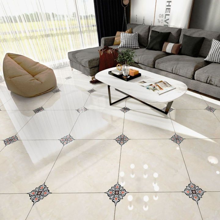 18 -digit tile diagonal stickers water safe and wear resistant floor ...