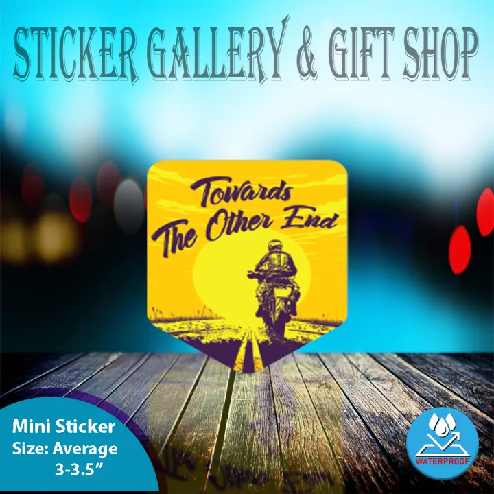 Bike Sticker | Towerds the other End | ( Waterproof & Premium quality ...