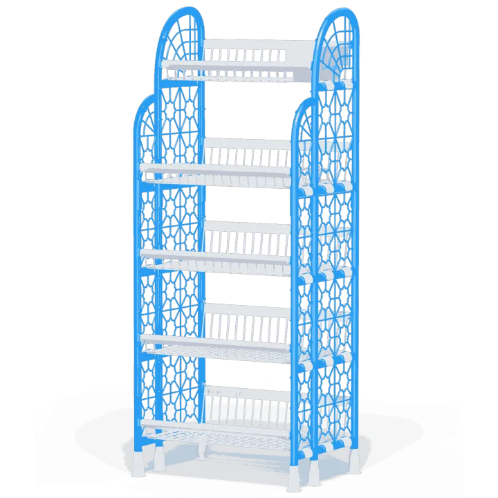 Akij Stacko-Rack-Chef Modern-5 Steps-Paste Blue & White | Daraz.com.bd