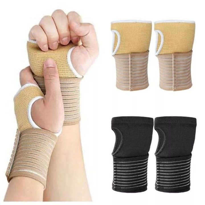 New Unisex Wrist Bandage Belts Elastic Outdoor Hand Brace Gym Carpal ...