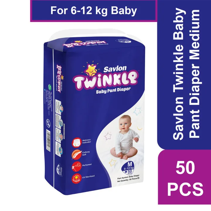 Twinkle_Baby Pant Diaper Medium 50 pcs | Daraz.com.bd