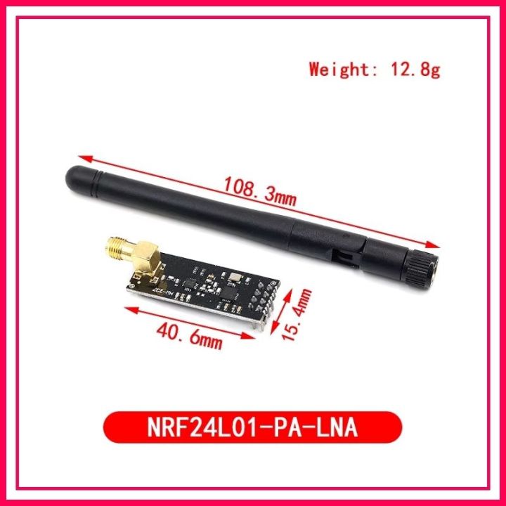 NRF24L01+PA+LNA Module with 1100 Meters Long Distance Antenna | Daraz ...