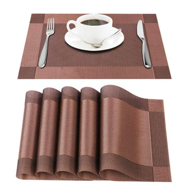 Add Elegance To Your Dining Table With Multi-Design Dining Table Mats ...