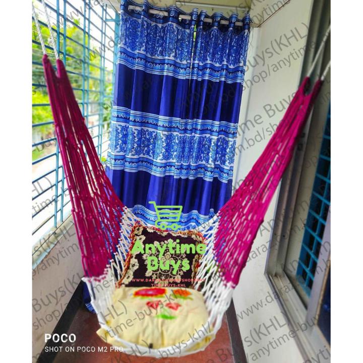Hand Made Dulna Adult Rope bed Hanging Dulna Use For All People Large ...