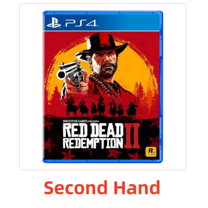 Sony Playstation 4 PS4 Game CD Second Hand Red Dead Redemption 2 100% ...