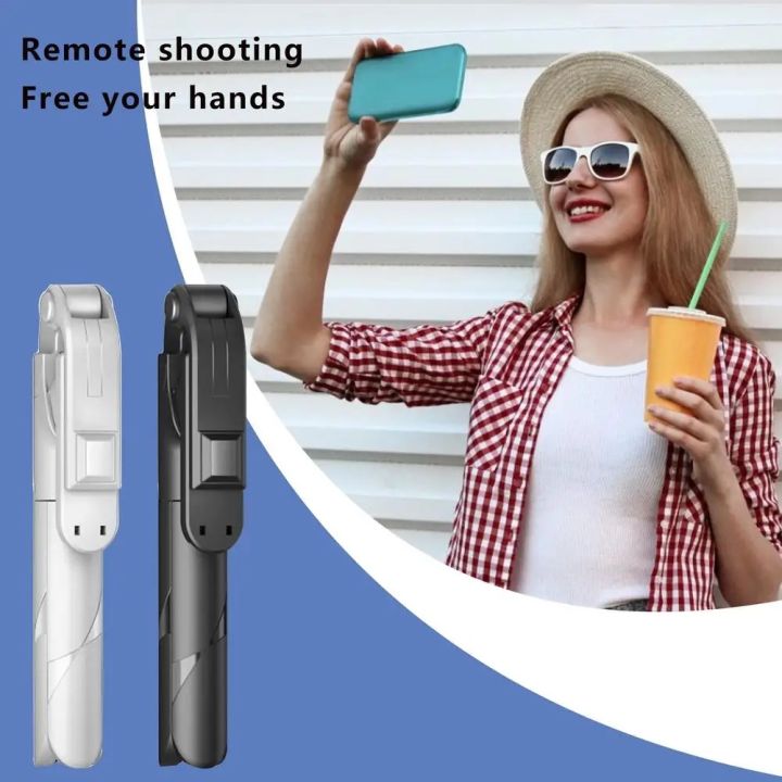 XT-02 Flexible 2 in 1 Bluetooth Selfie Stick Horizontal and Vertical ...