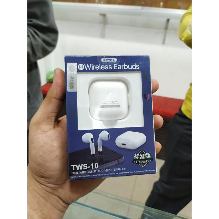 REMAX TWS-10 Bluetooth Earbuds | Daraz.com.bd