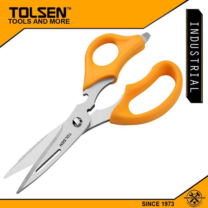 TOLSEN Multi-Purpose Scissors Non-Slip Handle Model: 30049 | Daraz.com.bd